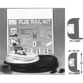 FLEXIBLE VINYL RUB RAIL KIT